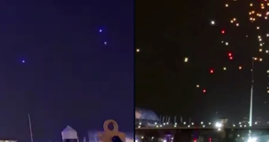 Avustralya’nın büyük drone şovu Vivid Sydney’de 83 drone denize ...