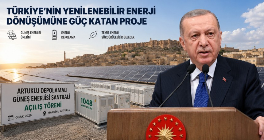 Cumhurbaşkanı Erdoğan Mardin’e Canlı Bağlanacak: Artuklu Depolamalı GES ...